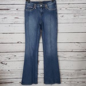 Cache | Jeans | Vintage Rhinestone Embellished Cache Jeans Size 4 ...